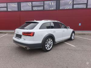 White Audi A6 Allroad 2015 in Kaunas, with an engine capacity of 2.97 L and mileage of 298 thousand km for 13950 €, photo 5 on AUTOMOTO.COM.LV