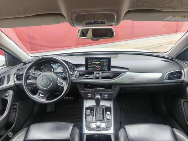 White Audi A6 Allroad 2015 in Kaunas, with an engine capacity of 2.97 L and mileage of 298 thousand km for 13950 €, photo 9 on AUTOMOTO.COM.LV
