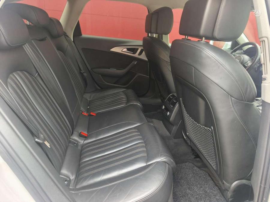 White Audi A6 Allroad 2015 in Kaunas, with an engine capacity of 2.97 L and mileage of 298 thousand km for 13950 €, photo 13 on AUTOMOTO.COM.LV