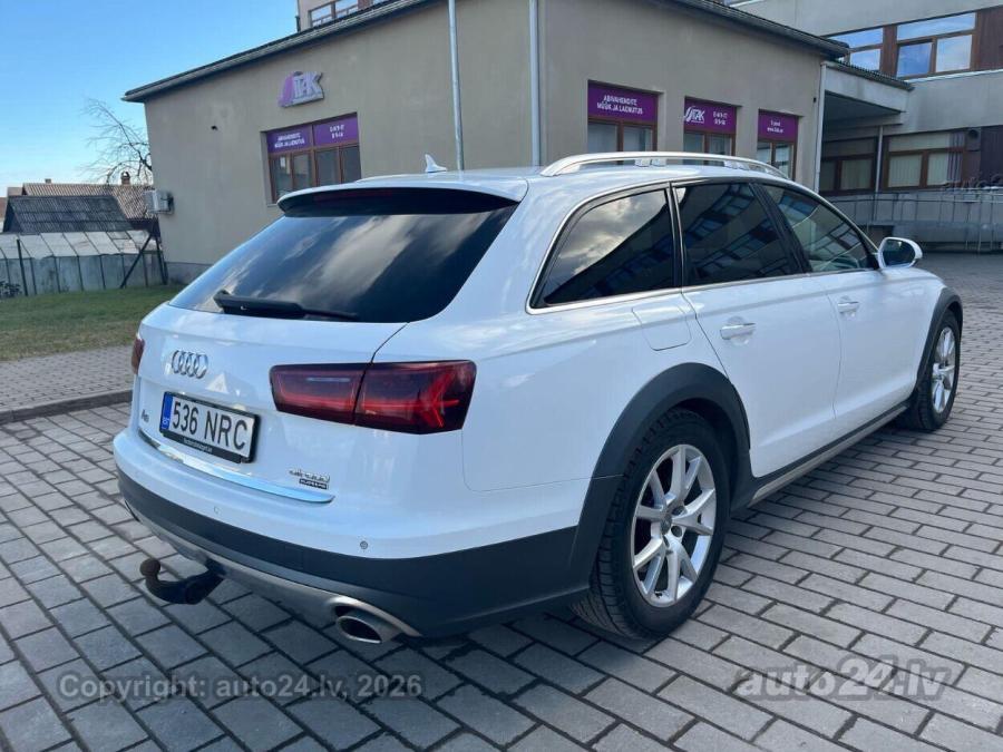 White Audi A6 Allroad 2016 in Voru, with an engine capacity of 3.00 L and mileage of 217 thousand km for 13800 €, photo 6 on AUTOMOTO.COM.LV