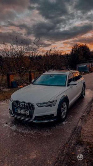 White Audi A6 Allroad 2017 in Taurage, with an engine capacity of 2.97 L and mileage of 160 thousand km for 17900 €, photo  on AUTOMOTO.COM.LV
