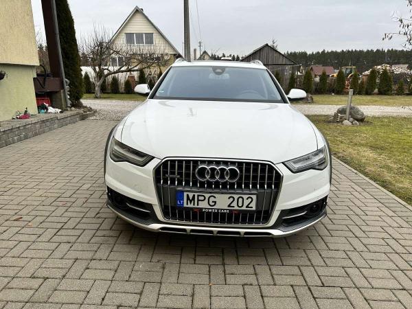 White Audi A6 Allroad 2017 in Taurage, with an engine capacity of 2.97 L and mileage of 160 thousand km for 17900 €, photo 4 on AUTOMOTO.COM.LV