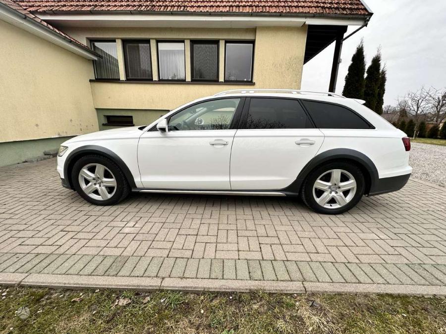 White Audi A6 Allroad 2017 in Taurage, with an engine capacity of 2.97 L and mileage of 160 thousand km for 17900 €, photo 5 on AUTOMOTO.COM.LV