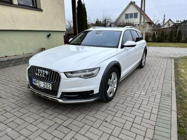 White Audi A6 Allroad 2017 in Taurage, with an engine capacity of 2.97 L and mileage of 160 thousand km for 17900 €, photo 8 on AUTOMOTO.COM.LV