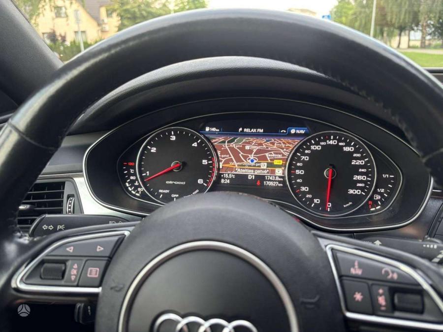 White Audi A6 Allroad 2017 in Raseiniai, with an engine capacity of 2.97 L and mileage of 170 thousand km for 16450 €, photo 13 on AUTOMOTO.COM.LV