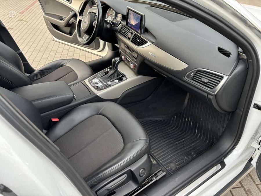 White Audi A6 Allroad 2017 in Raseiniai, with an engine capacity of 2.97 L and mileage of 170 thousand km for 16450 €, photo 17 on AUTOMOTO.COM.LV