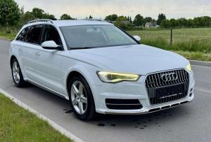 Balts Audi A6 Allroad 2017 Vilkaviškis, ar dzinēja tilpumu 2.97 L un nobraukumu 230 tūkst. km par 12450 €, foto  vietnē AUTOMOTO.COM.LV
