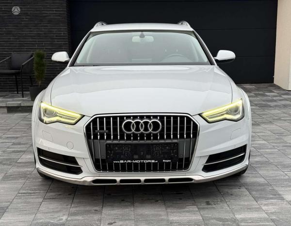 White Audi A6 Allroad 2017 in Vilkaviskis, with an engine capacity of 2.97 L and mileage of 229 thousand km for 12500 €, photo 3 on AUTOMOTO.COM.LV