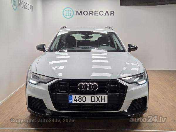 White Audi A6 Allroad 2019 in Tallinn, with an engine capacity of 3.00 L and mileage of 153 thousand km for 27900 €, photo 2 on AUTOMOTO.COM.LV