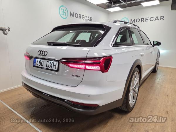 White Audi A6 Allroad 2019 in Tallinn, with an engine capacity of 3.00 L and mileage of 153 thousand km for 27900 €, photo 6 on AUTOMOTO.COM.LV