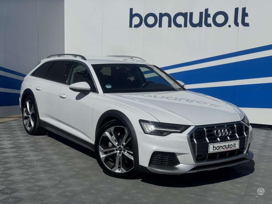 White Audi A6 Allroad 2019 in Kaunas, with an engine capacity of 2.97 L and mileage of 229 thousand km for 28499 €, photo 3 on AUTOMOTO.COM.LV