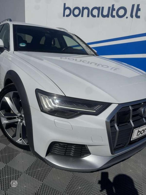 White Audi A6 Allroad 2019 in Kaunas, with an engine capacity of 2.97 L and mileage of 229 thousand km for 28499 €, photo 4 on AUTOMOTO.COM.LV