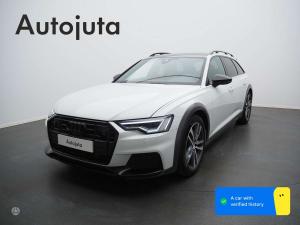 White Audi A6 Allroad 2020 in Vilnius, with an engine capacity of 2.97 L and mileage of 154 thousand km for 37500 €, photo  on AUTOMOTO.COM.LV