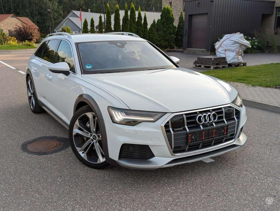 White Audi A6 Allroad 2020 in Prienai, with an engine capacity of 3.00 L and mileage of 228 thousand km for 29000 €, photo 3 on AUTOMOTO.COM.LV