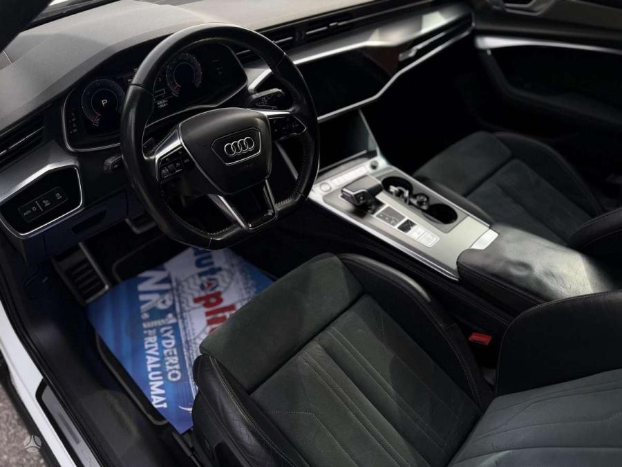 White Audi A6 Allroad 2020 in Rokiskis, with an engine capacity of 2.97 L and mileage of 240 thousand km for 21250 €, photo 29 on AUTOMOTO.COM.LV