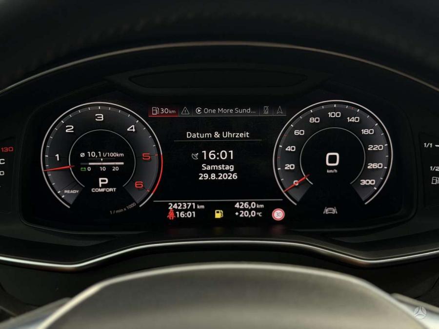 White Audi A6 Allroad 2020 in Rokiskis, with an engine capacity of 2.97 L and mileage of 240 thousand km for 21250 €, photo 53 on AUTOMOTO.COM.LV