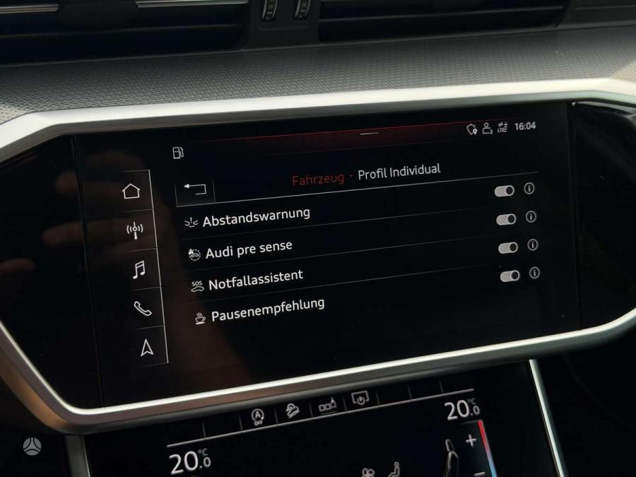 White Audi A6 Allroad 2020 in Rokiskis, with an engine capacity of 2.97 L and mileage of 240 thousand km for 21250 €, photo 69 on AUTOMOTO.COM.LV