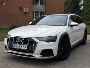 White Audi A6 Allroad 2020 in Rokiskis, with an engine capacity of 2.97 L and mileage of 240 thousand km for 21250 €, photo  on AUTOMOTO.COM.LV