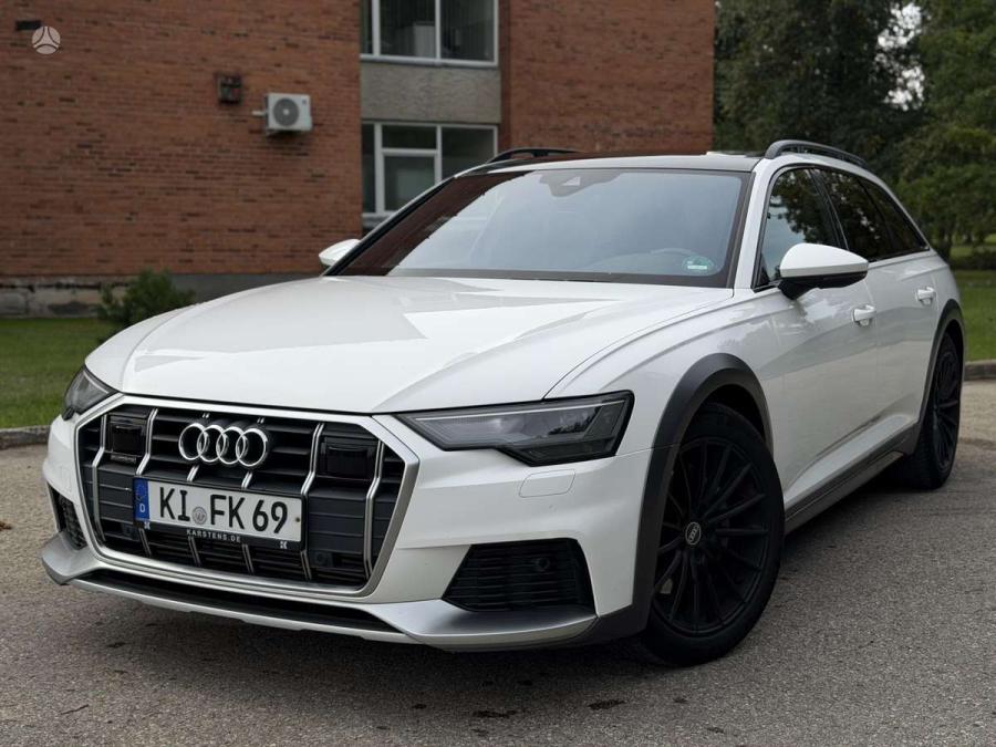 White Audi A6 Allroad 2020 in Rokiskis, with an engine capacity of 2.97 L and mileage of 240 thousand km for 21250 €, photo 1 on AUTOMOTO.COM.LV