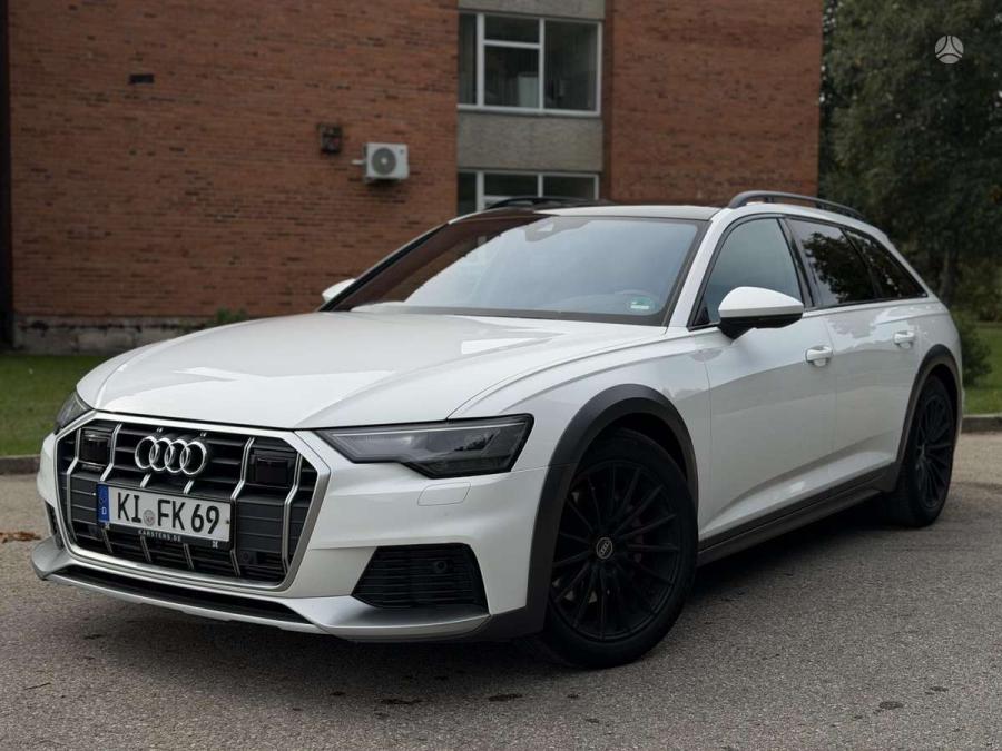 White Audi A6 Allroad 2020 in Rokiskis, with an engine capacity of 2.97 L and mileage of 240 thousand km for 21250 €, photo 3 on AUTOMOTO.COM.LV
