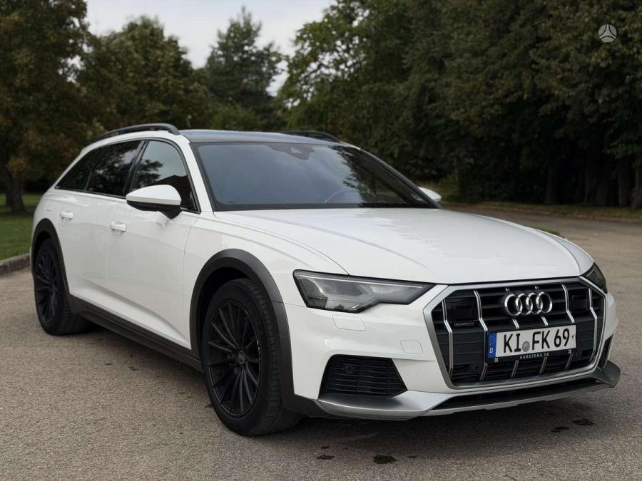 White Audi A6 Allroad 2020 in Rokiskis, with an engine capacity of 2.97 L and mileage of 240 thousand km for 21250 €, photo 4 on AUTOMOTO.COM.LV