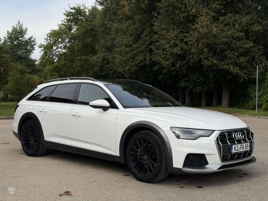 White Audi A6 Allroad 2020 in Rokiskis, with an engine capacity of 2.97 L and mileage of 240 thousand km for 21250 €, photo 5 on AUTOMOTO.COM.LV
