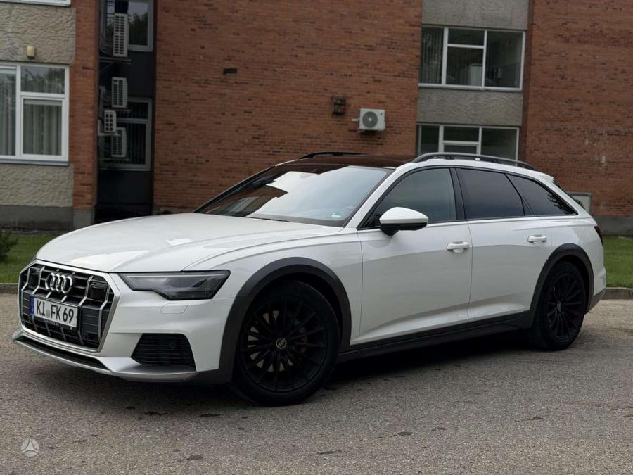 White Audi A6 Allroad 2020 in Rokiskis, with an engine capacity of 2.97 L and mileage of 240 thousand km for 21250 €, photo 6 on AUTOMOTO.COM.LV