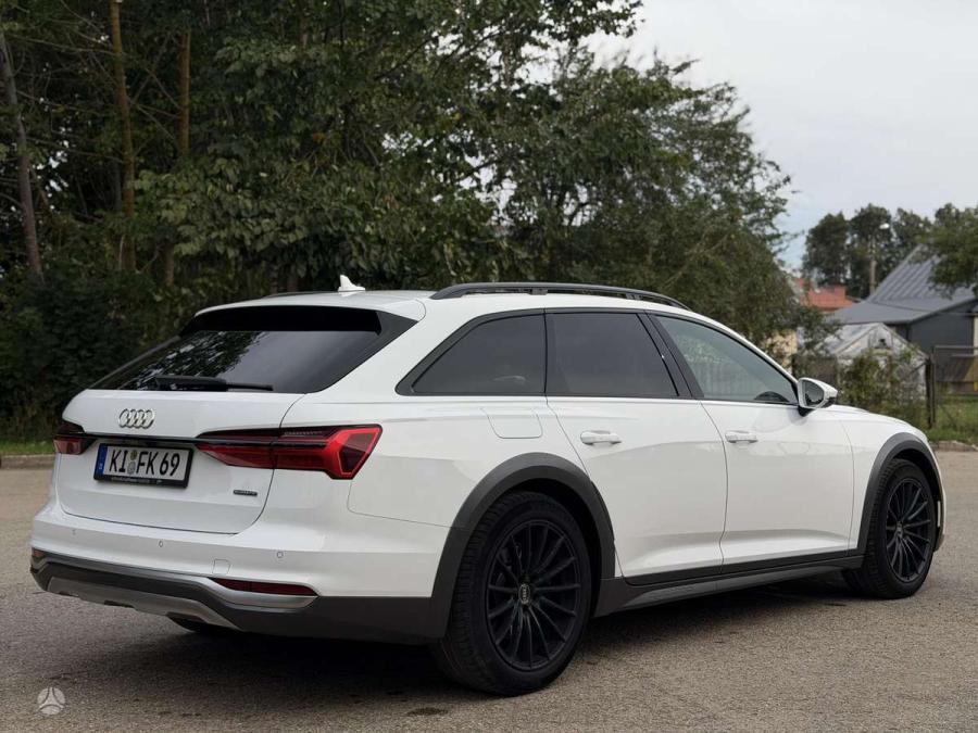 White Audi A6 Allroad 2020 in Rokiskis, with an engine capacity of 2.97 L and mileage of 240 thousand km for 21250 €, photo 10 on AUTOMOTO.COM.LV
