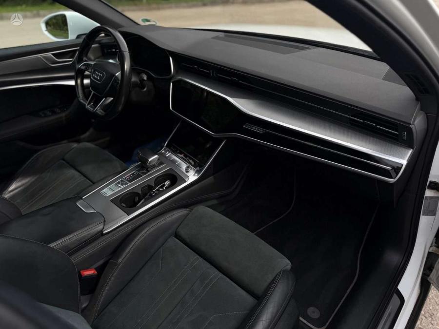 White Audi A6 Allroad 2020 in Rokiskis, with an engine capacity of 2.97 L and mileage of 240 thousand km for 21250 €, photo 25 on AUTOMOTO.COM.LV