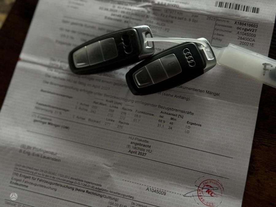 White Audi A6 Allroad 2020 in Rokiskis, with an engine capacity of 2.97 L and mileage of 240 thousand km for 21250 €, photo 80 on AUTOMOTO.COM.LV