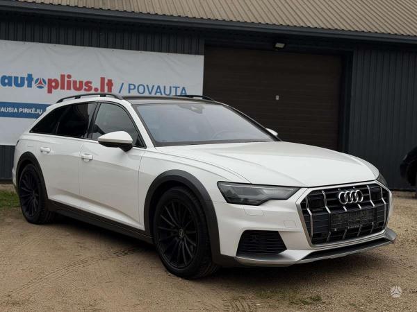 White Audi A6 Allroad 2020 in Rokiskis, with an engine capacity of 2.97 L and mileage of 240 thousand km for 18850 €, photo 10 on AUTOMOTO.COM.LV