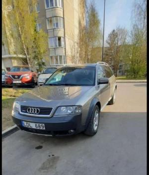 Yellow Audi A6 Allroad 2006 in Vilnius, with an engine capacity of 2.50 L and mileage of 336 thousand km for 2200 €, photo  on AUTOMOTO.COM.LV