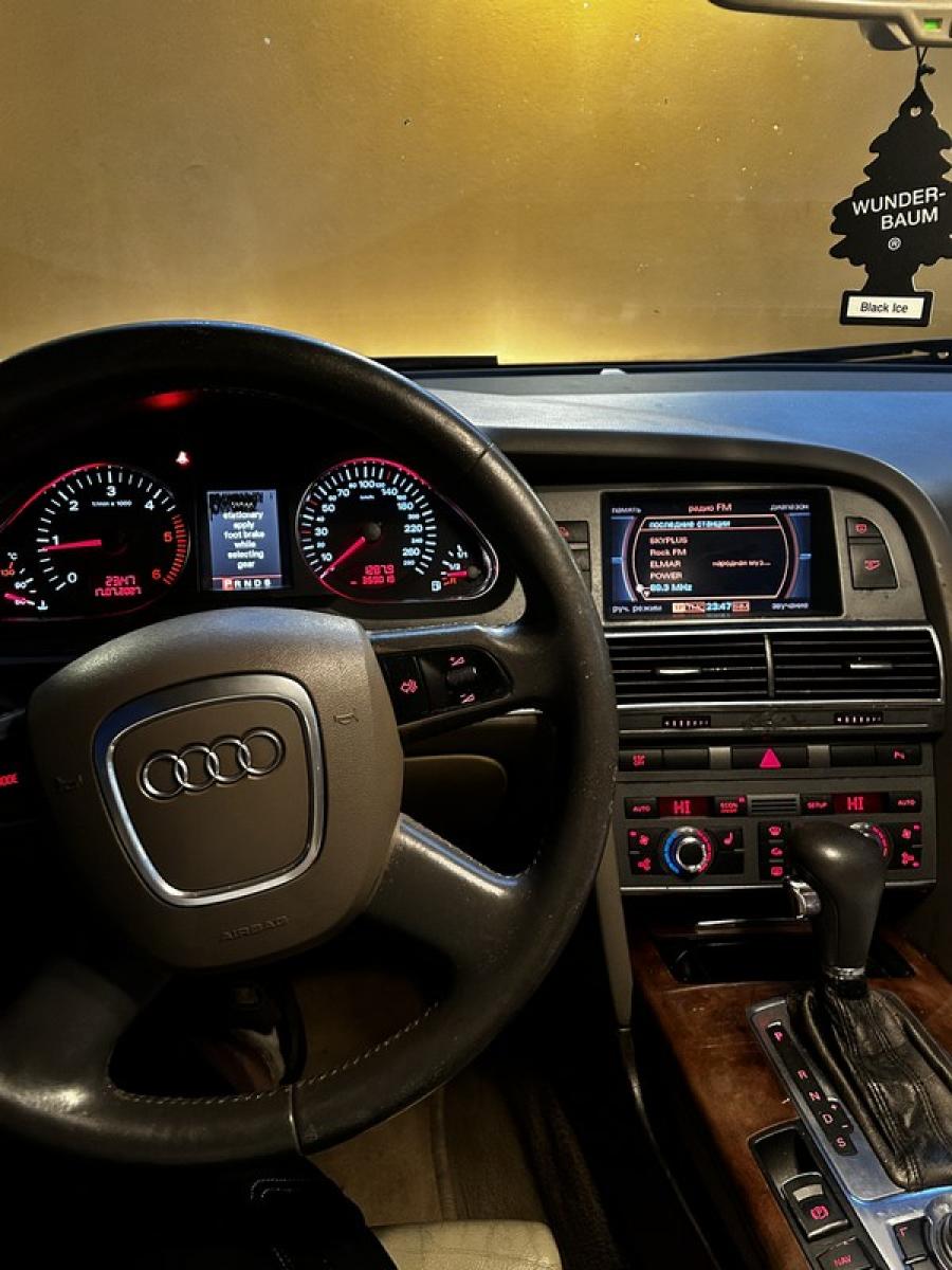 Beige Audi A6 2005 in Tallinn, with an engine capacity of 3.00 L and mileage of 358 thousand km for 2500 €, photo 18 on AUTOMOTO.COM.LV