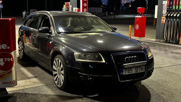Beige Audi A6 2005 in Tallinn, with an engine capacity of 3.00 L and mileage of 358 thousand km for 2500 €, photo 6 on AUTOMOTO.COM.LV