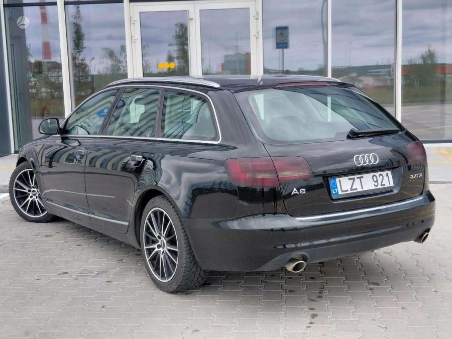 Melns Audi A6 2010 Viļņa, ar dzinēja tilpumu 2.70 L un nobraukumu 417 tūkst. km par 4490 €, foto 4 vietnē AUTOMOTO.COM.LV