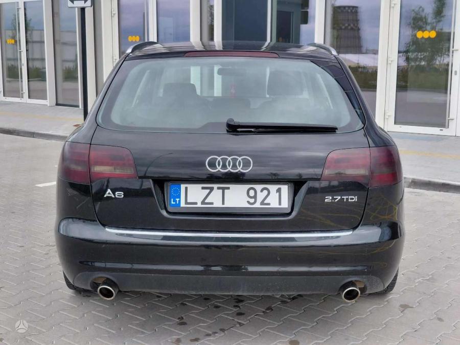 Melns Audi A6 2010 Viļņa, ar dzinēja tilpumu 2.70 L un nobraukumu 417 tūkst. km par 4490 €, foto 5 vietnē AUTOMOTO.COM.LV