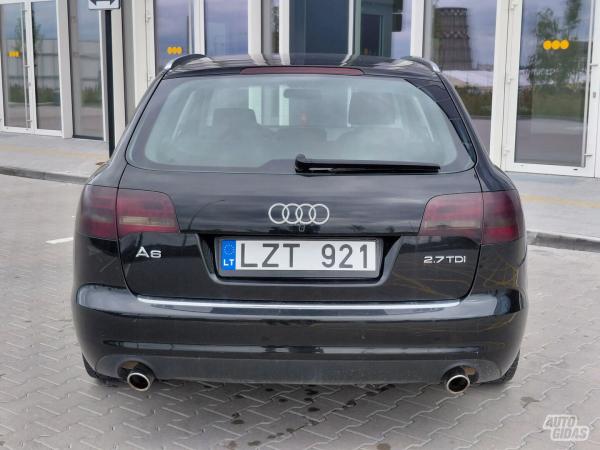 Melns Audi A6 2010 Viļņa, ar dzinēja tilpumu 2.70 L un nobraukumu 417 tūkst. km par 3800 €, foto 5 vietnē AUTOMOTO.COM.LV