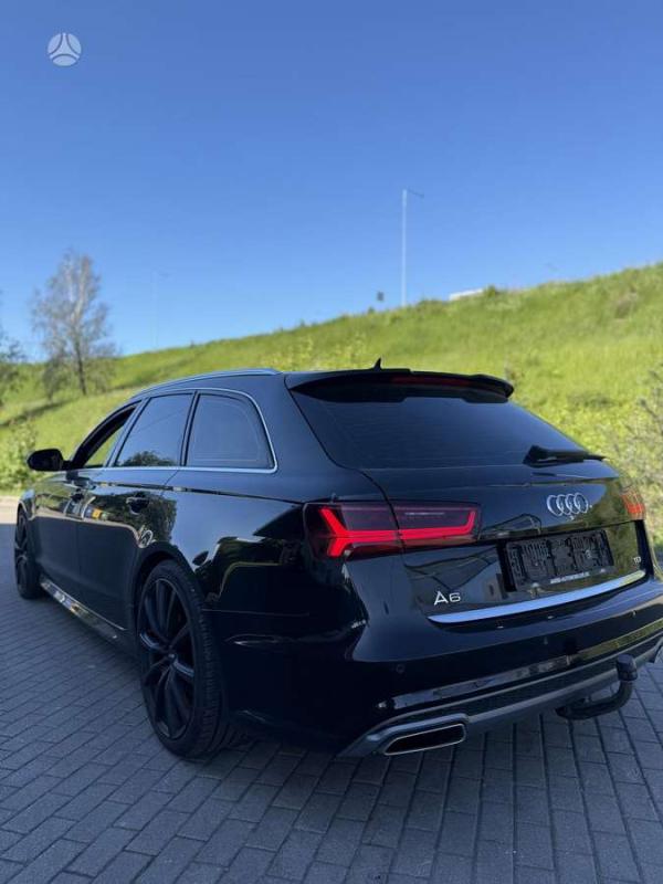 Black Audi A6 2015 in Kaunas, with an engine capacity of 2.97 L and mileage of 300 thousand km for 9600 €, photo 6 on AUTOMOTO.COM.LV