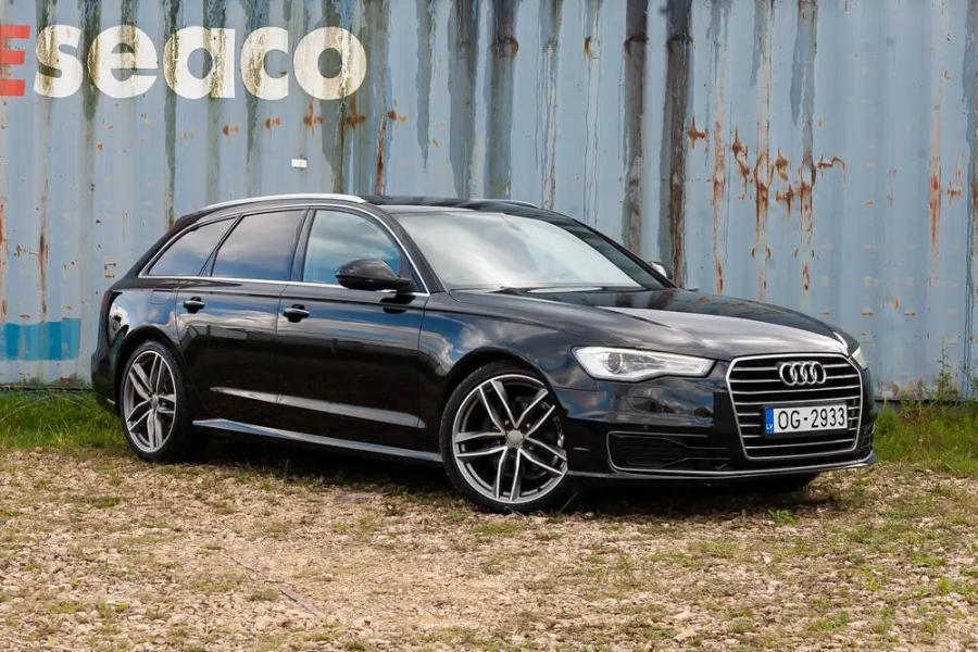 Melns Audi A6 2016 Rīga, ar dzinēja tilpumu 2.00 L un nobraukumu 288 tūkst. km par 12995 €, foto 1 vietnē AUTOMOTO.COM.LV