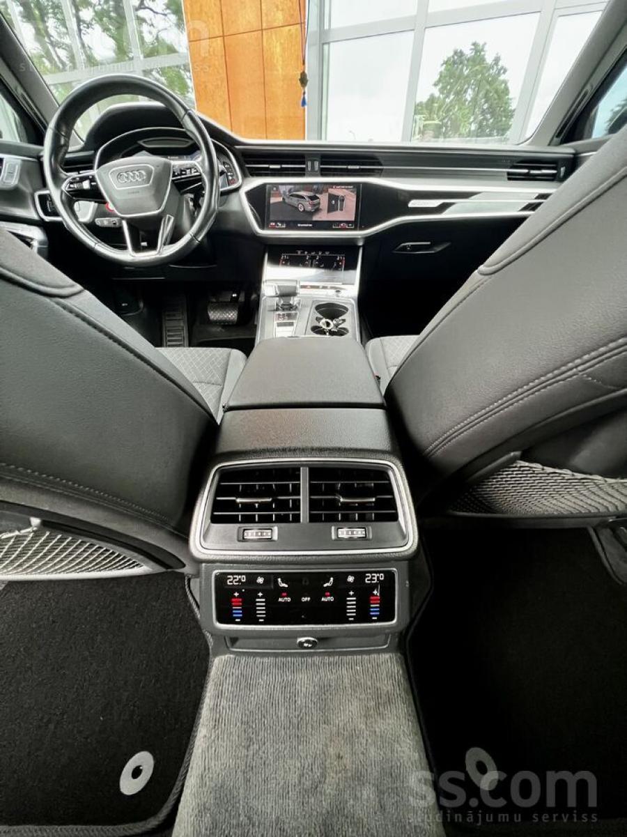 Black Audi A6 2019 in Riga, with an engine capacity of 3.00 L and mileage of 227 thousand km for 29500 €, photo 7 on AUTOMOTO.COM.LV