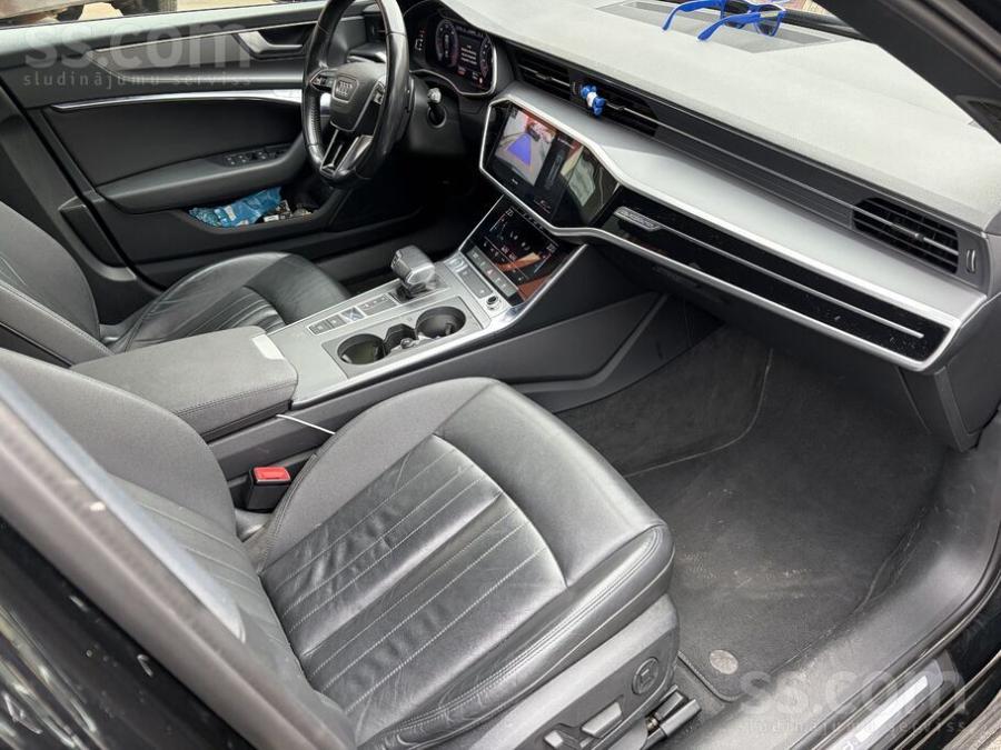 Black Audi A6 2020 in Riga, with an engine capacity of 3.00 L and mileage of 132 thousand km for 33800 €, photo 7 on AUTOMOTO.COM.LV