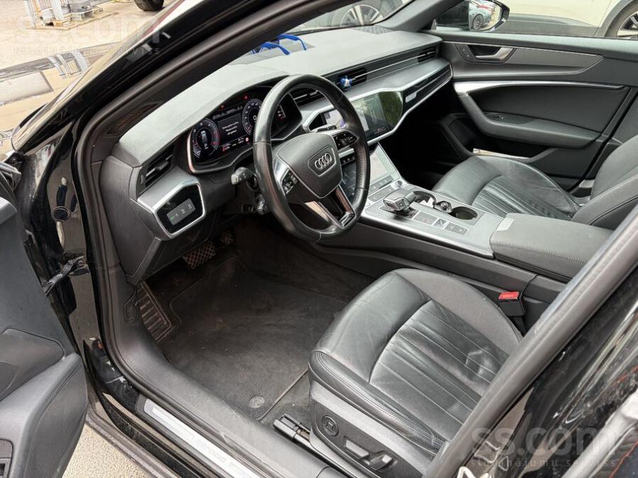 Black Audi A6 2020 in Riga, with an engine capacity of 3.00 L and mileage of 132 thousand km for 33800 €, photo 9 on AUTOMOTO.COM.LV