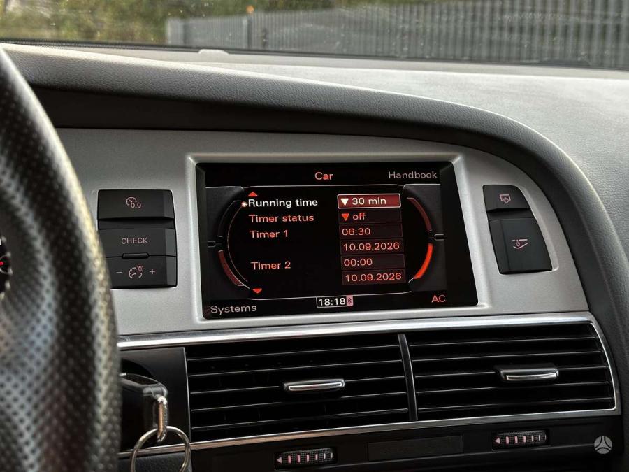 Black Audi A6 2010 in Vilnius, with an engine capacity of 2.97 L and mileage of 260 thousand km for 7150 €, photo 45 on AUTOMOTO.COM.LV
