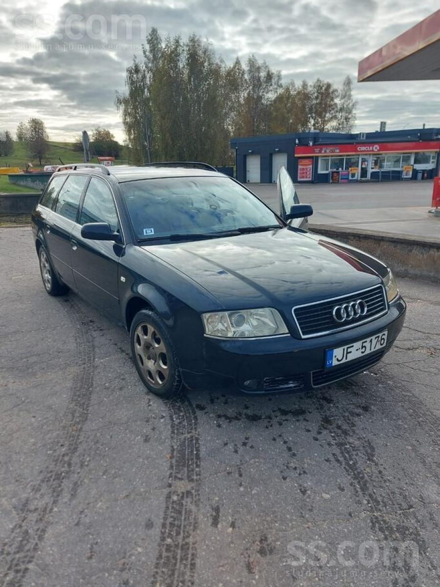 Black Audi A6 2002 in Riga, with an engine capacity of 2.50 L and mileage of 279 thousand km for 400 €, photo 3 on AUTOMOTO.COM.LV