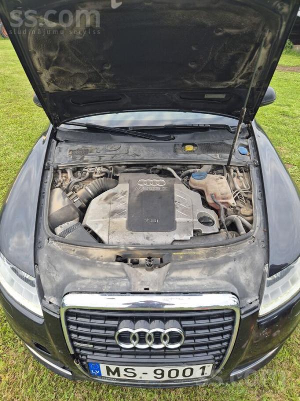 Black Audi A6 2010 in Cesis, with an engine capacity of 3.00 L and mileage of 596 thousand km for 2790 €, photo 8 on AUTOMOTO.COM.LV