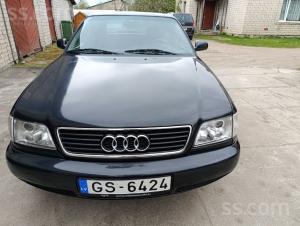 Black Audi A6 1996 in Balvi, with an engine capacity of 2.60 L and mileage of 254 thousand km for 4900 €, photo  on AUTOMOTO.COM.LV