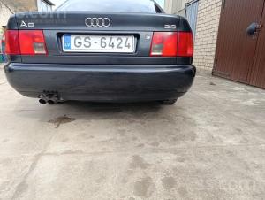 Black Audi A6 1996 in Balvi, with an engine capacity of 2.60 L and mileage of 254 thousand km for 4900 €, photo 6 on AUTOMOTO.COM.LV
