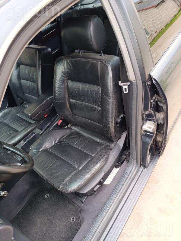 Black Audi A6 1996 in Balvi, with an engine capacity of 2.60 L and mileage of 254 thousand km for 4900 €, photo 10 on AUTOMOTO.COM.LV