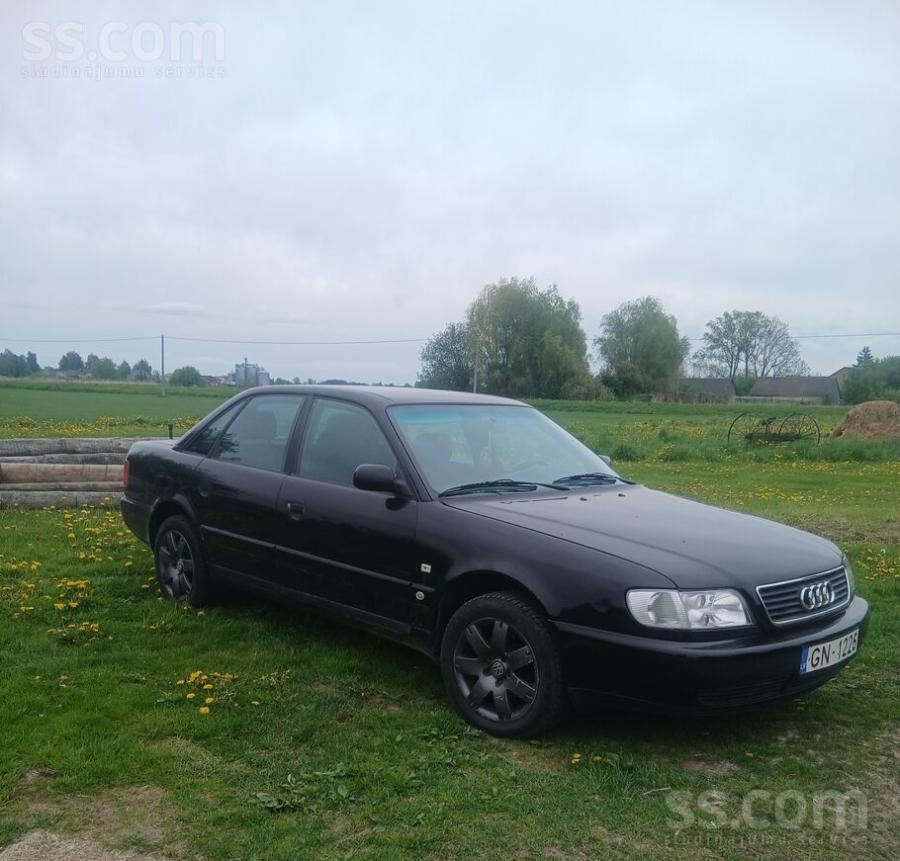 Black Audi A6 1996 in Bauska, with an engine capacity of 2.50 L and mileage of 0 thousand km for 1550 €, photo 1 on AUTOMOTO.COM.LV