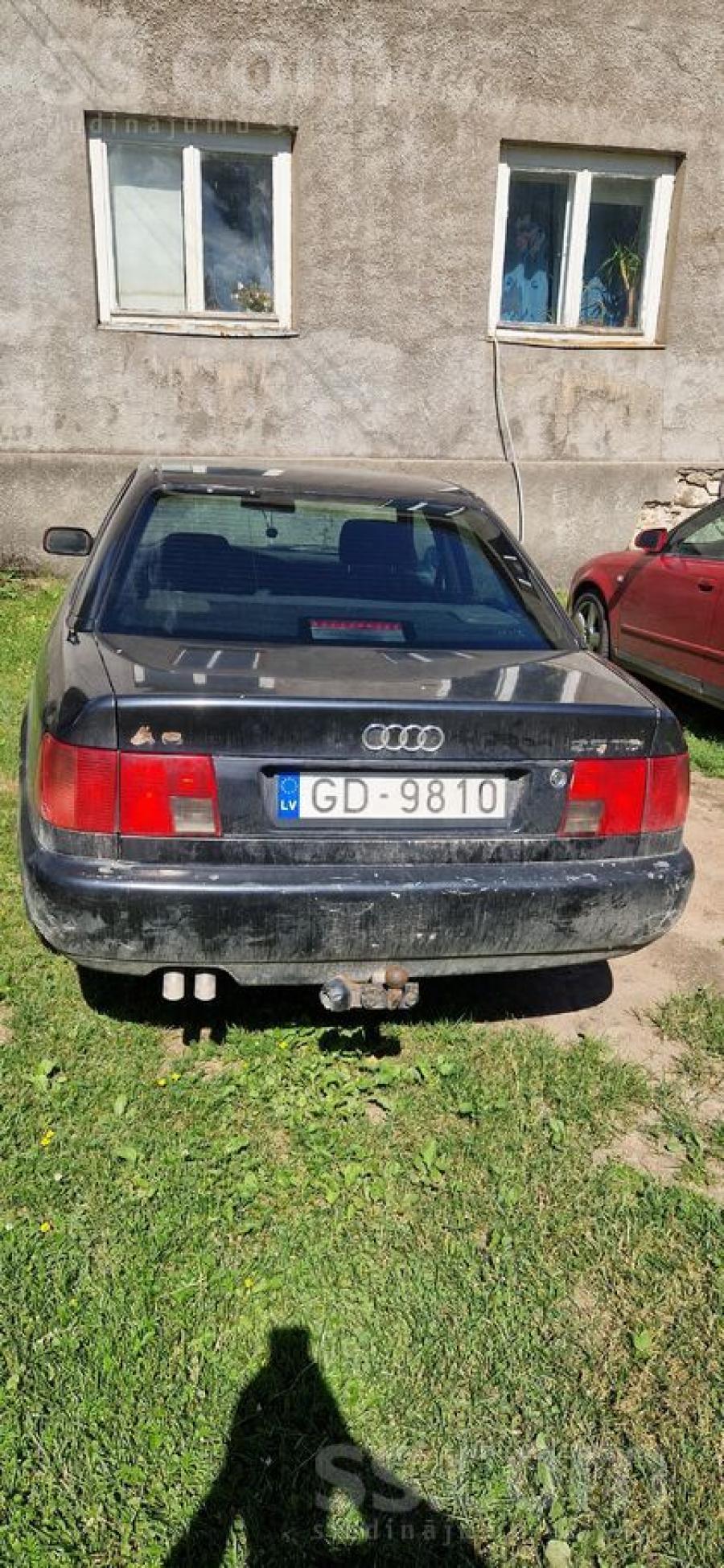 Черный Ауди А6 1996 в Мадона, объемом двигателя 2.50 л и пробегом 333 тыс. км за 400 €, фото 4 на AUTOMOTO.COM.LV